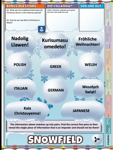 Christmas Escape Room | Teaching Resources