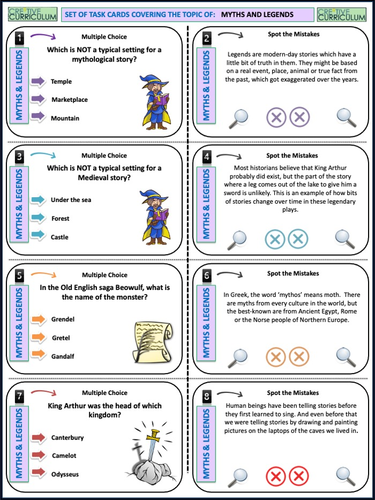 Myths and Legends | Teaching Resources
