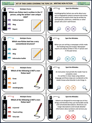 Non Fiction Writing | Teaching Resources