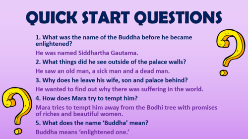 The Story of the Buddha - Whole Class Reading Session! | Teaching Resources