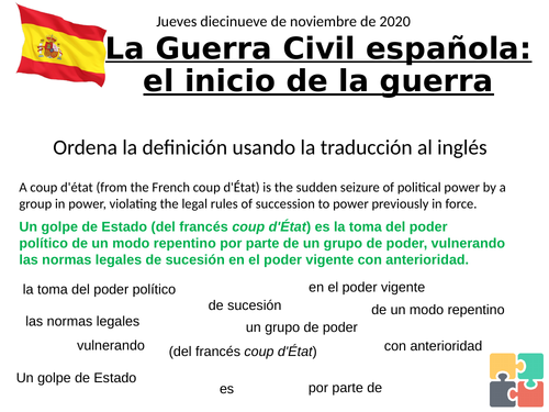 La guerra civil española | Teaching Resources