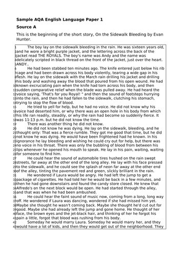 AQA-style Language Paper 1 bundle | Teaching Resources