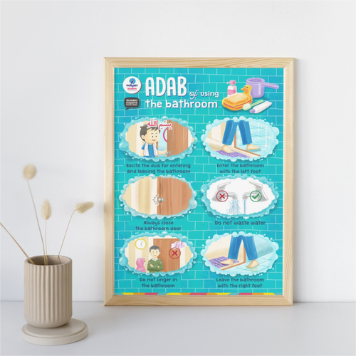 Islamic Etiquette Poster 07 - Using the Bathroom | Teaching Resources