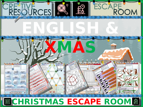 English Christmas Escape Room | Teaching Resources