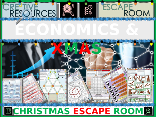 Economics Christmas Escape Room | Teaching Resources