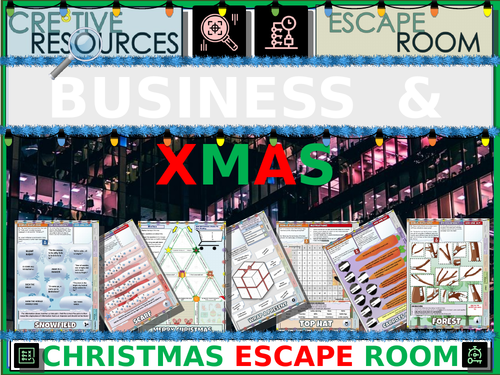 Business Christmas Escape Room | Teaching Resources