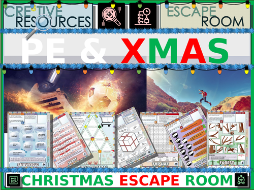 PE & SPORT Christmas Escape Room | Teaching Resources