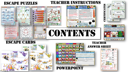 PE & SPORT Christmas Escape Room | Teaching Resources