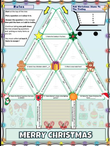 Citizenship Christmas Escape Room | Teaching Resources