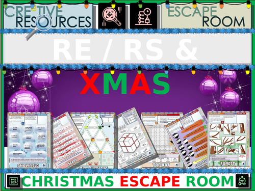 RE Christmas Escape Room | Teaching Resources
