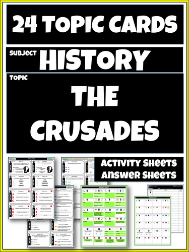 Crusades History Revision | Teaching Resources