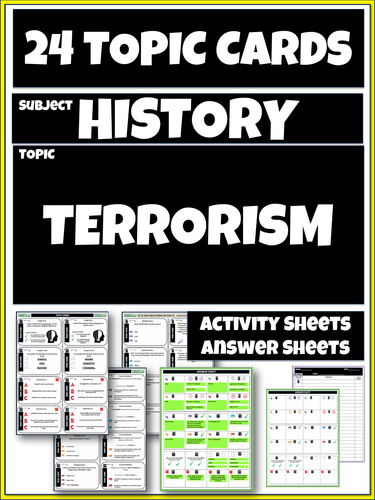 Terrorism - History Revision | Teaching Resources