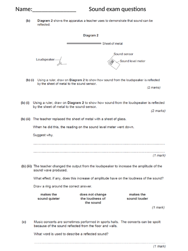 Sound Waves Full Lesson | Teaching Resources