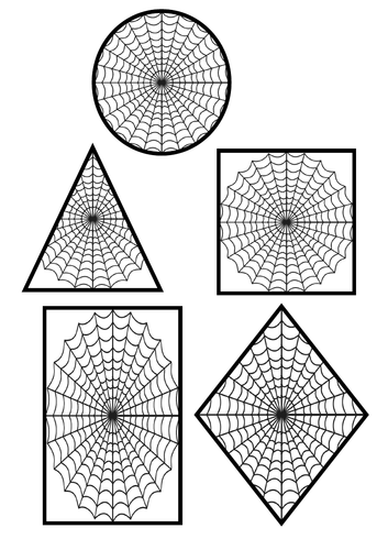 Walter's Wonderful Web shape webs | Teaching Resources