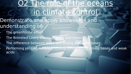 2 Role of Oceans in Climate Control | Teaching Resources