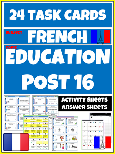 French GCSE Post 16 Education | Teaching Resources