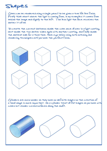 D&T Cover work: Drawing (Set of sheets - 1 point perspective, 2 point ...