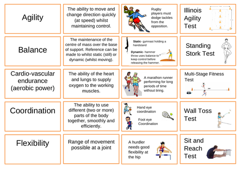 GCSE PE Components of Fitness Bundle | Teaching Resources