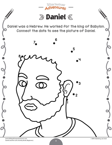 FREEBIE: Daniel and the Lions Activity Pack [Beginners] | Teaching ...