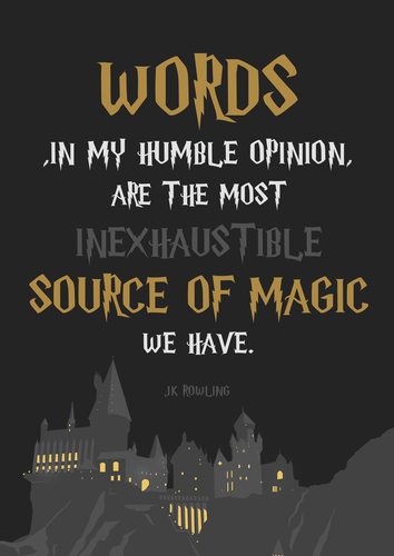 Harry Potter Wizarding World Inspired Classroom Quote Poster Set ...