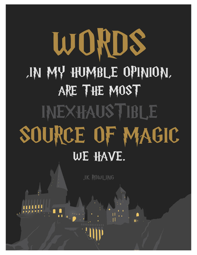 Harry Potter Wizarding World Inspired Classroom Quote Poster Set ...