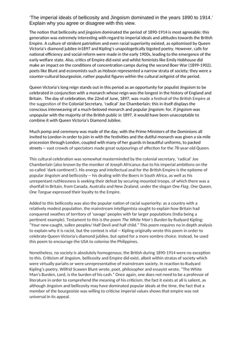 Modelled History Essays AQA 'A' level | Teaching Resources