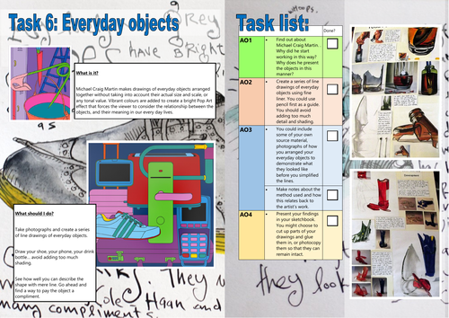 A level Art & Design Remote Learning Bundle | Teaching Resources