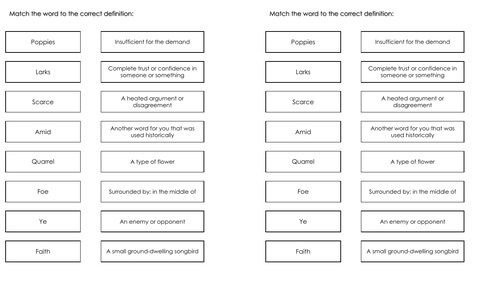 Remembrance Day: In Flanders Field | Teaching Resources