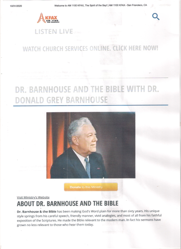 Donald Barnhouse (1895-1960) Dr. Barnhouse & the Bible | Teaching Resources