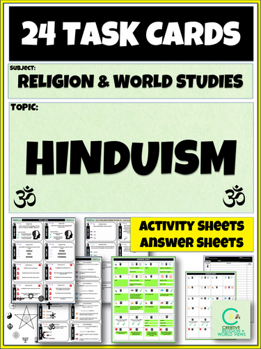 Hinduism Re Revision Teaching Resources