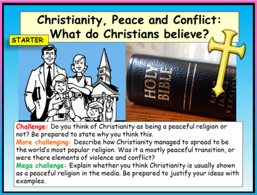 Christianity, Peace and Conflict | Teaching Resources