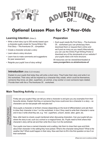 The Adventures Of... Story Writing Resources | Teaching Resources