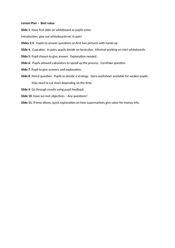 Complete Lesson on Best Buys | Teaching Resources
