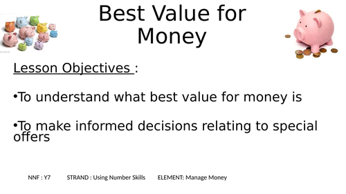 Complete Lesson on Best Buys | Teaching Resources