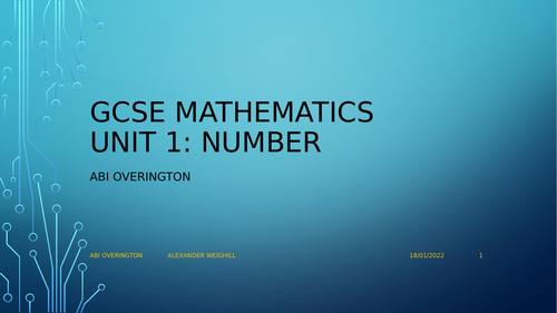 GCSE Higher: Number Topic | Teaching Resources