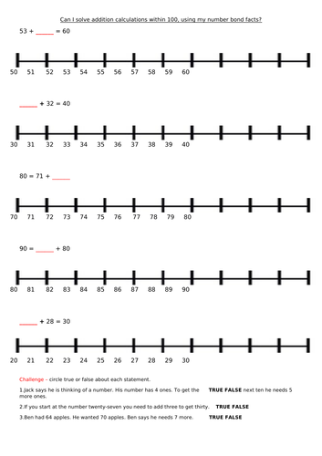Addition Assessment Year 2 | Teaching Resources