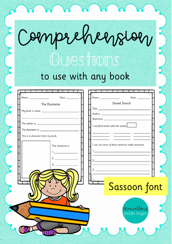 Comprehension Questions to Use With Any Fiction Book | Teaching Resources