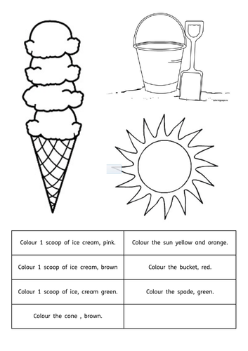 Colour Comprehension- SEN | Teaching Resources