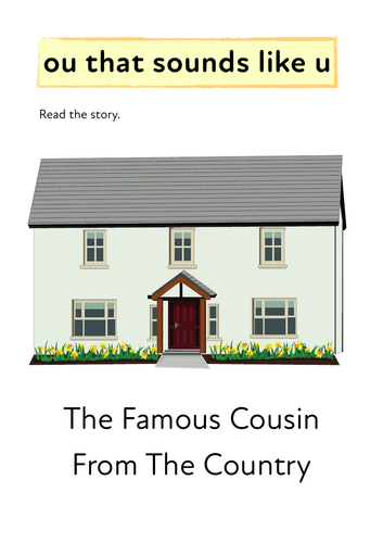 Reading Comprehension 'The Famous Cousin From The Country' (4-8 years ...