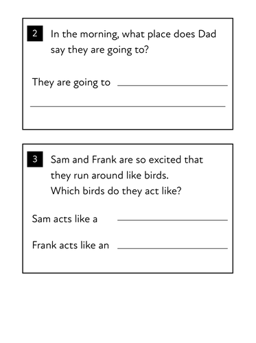 Reading Comprehension 'Feather World' (4-8 years) | Teaching Resources