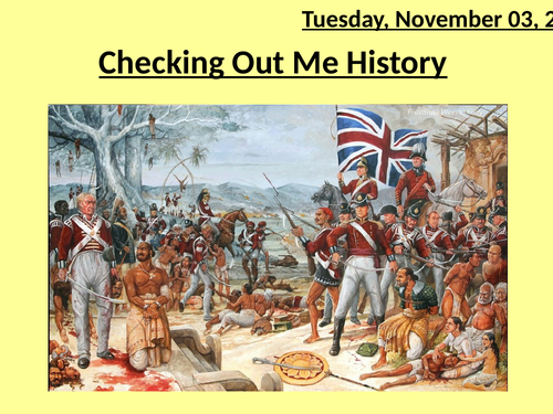Checking Out Me History Grade 9 annotations | Teaching Resources