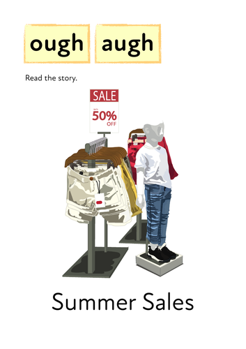 Reading Comprehension 'Summer Sales’ (4-8 years) | Teaching Resources