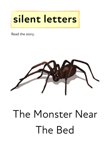 Reading Comprehension 'The Monster Near The Bed’ (4-8 years) | Teaching ...