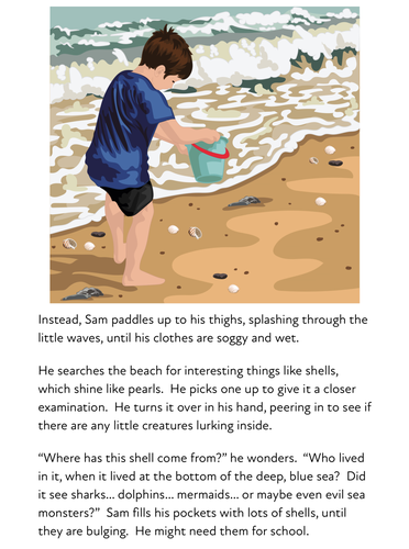 Reading Comprehension 'The Sand Castle’ (4-8 years) | Teaching Resources
