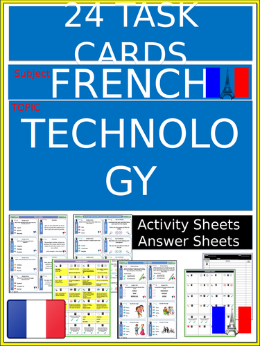 Technology - French MFL Task Cards | Teaching Resources