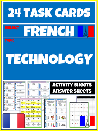 Technology - French MFL Task Cards | Teaching Resources
