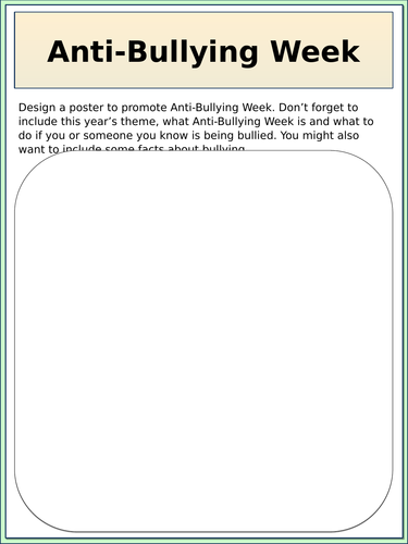 Anti Bullying Week Bundle | Teaching Resources