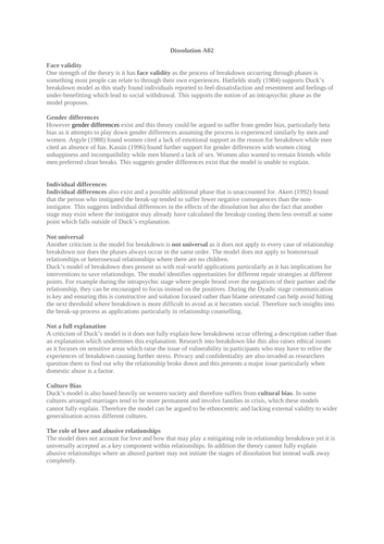 dissolution of relationships | Teaching Resources