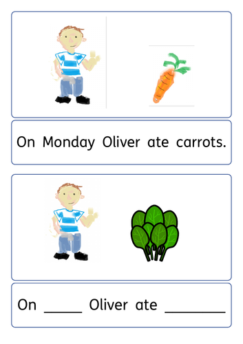 Oliver's Vegetables SEN/ EYFS | Teaching Resources