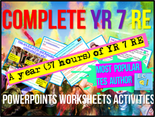 Complete Year 7 RE (in one download) | Teaching Resources